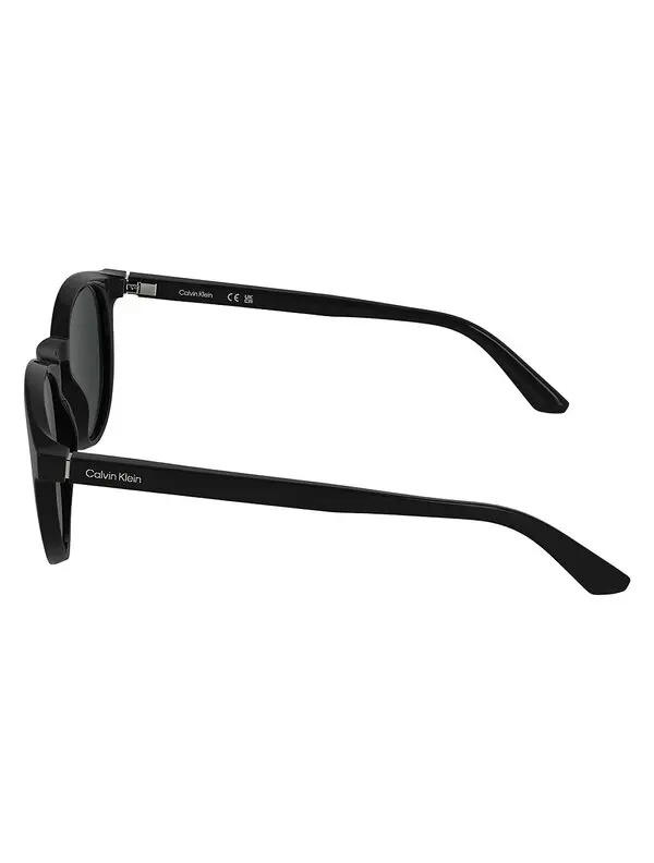 Calvin Klein Round Sunglasses - Black