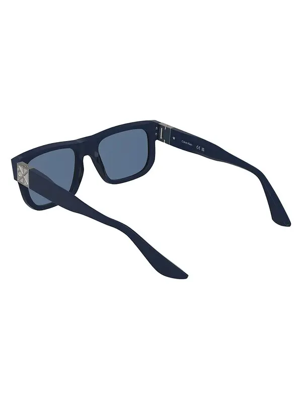 Calvin Klein Modified Rectangle Sunglasses - Blue