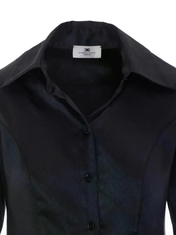 Elisabetta Franchi Python-print Shirt