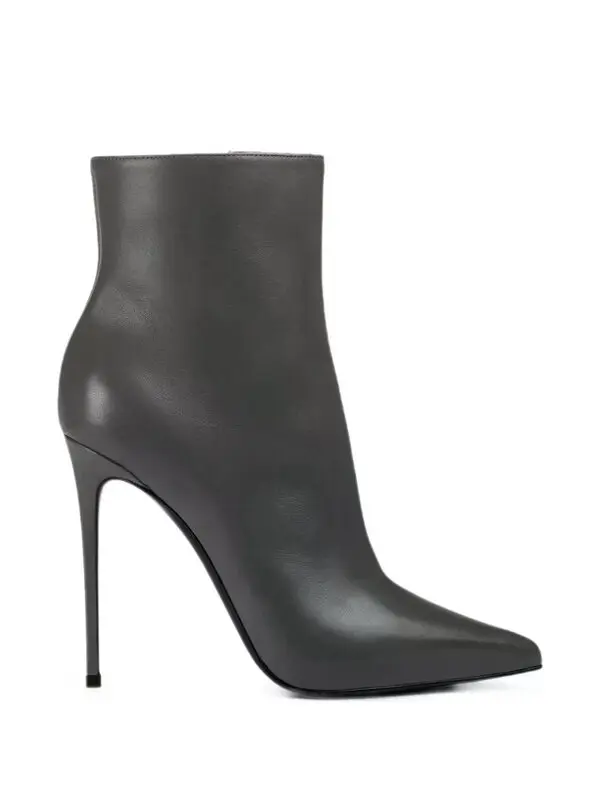 LE SILLA Eva Pointed-toe Ankle Boots - Grey