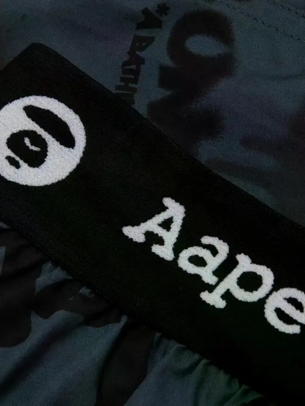 AAPE BY *A BATHING APE Graffiti-print Boxers