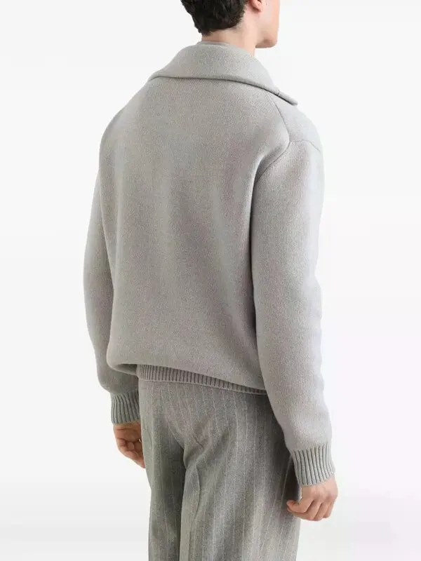 Dolce & Gabbana Virgin Wool Cardigan With Embroidery