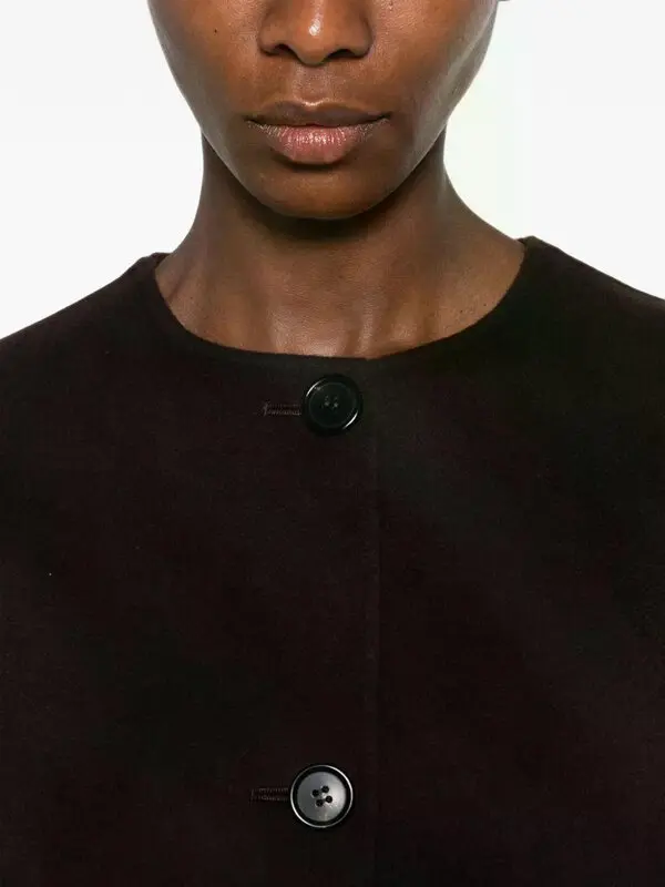 Max Mara Kate Button-up Scarf-detail Jacket