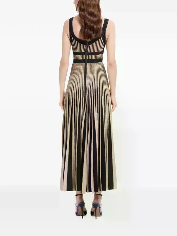 Elie Saab Ribbed-knit Maxi Dress
