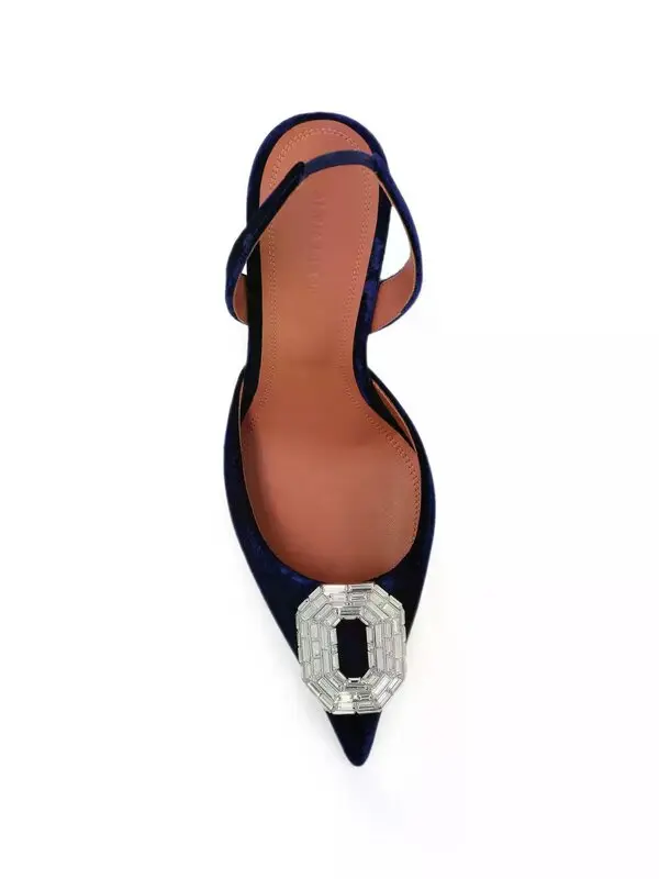 Amina Muaddi Camelia Crystal-embellished Pumps