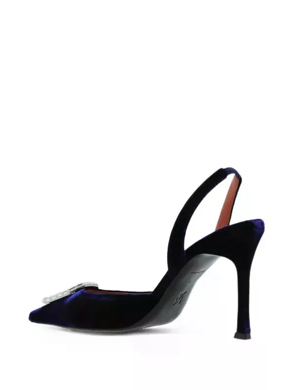 Amina Muaddi Camelia Crystal-embellished Pumps