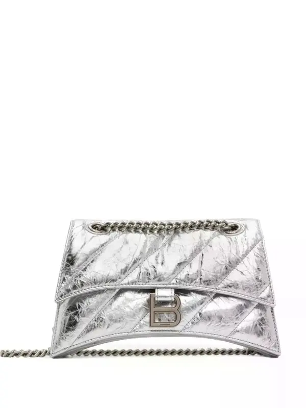 Balenciaga Crush Quilted Leather Crossbody Bag
