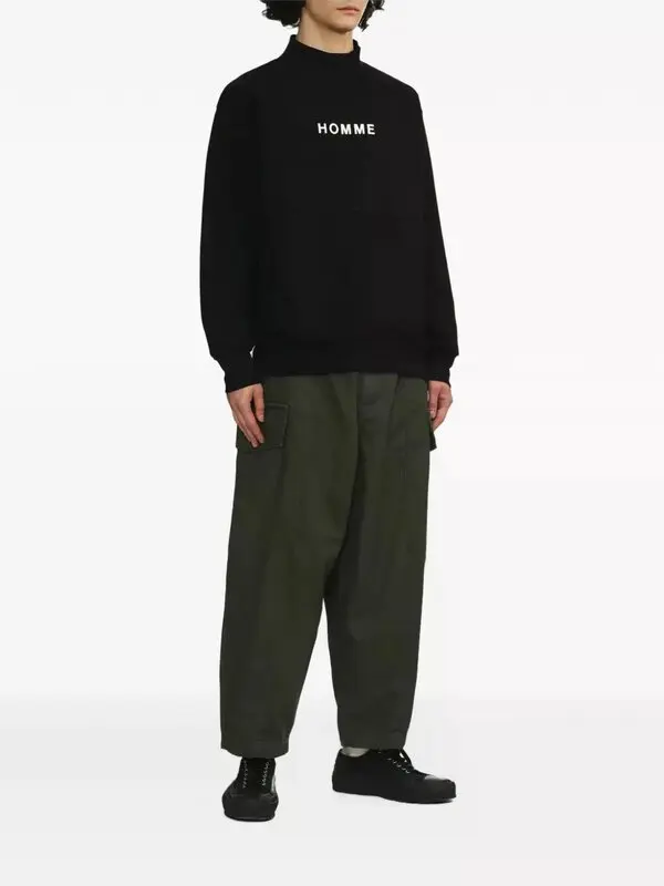 Comme Des Garçons Homme-print Sweatshirt