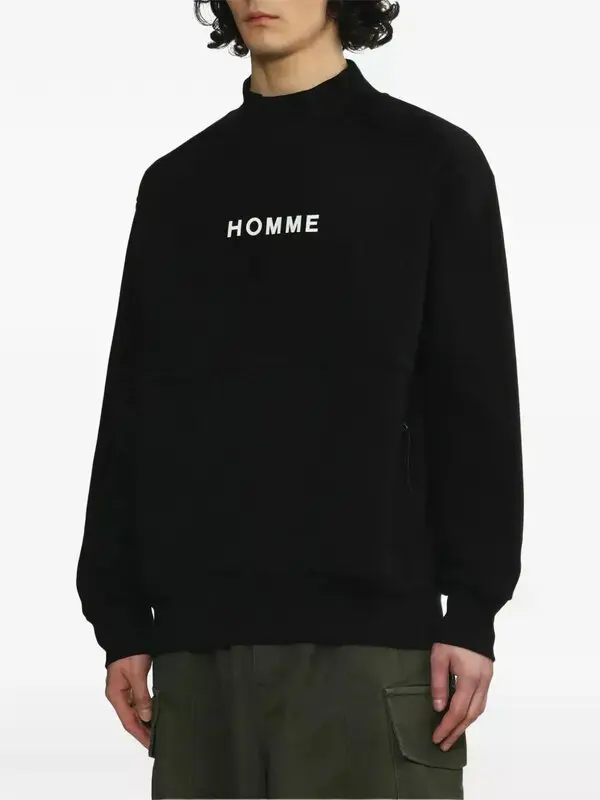 Comme Des Garçons Homme-print Sweatshirt