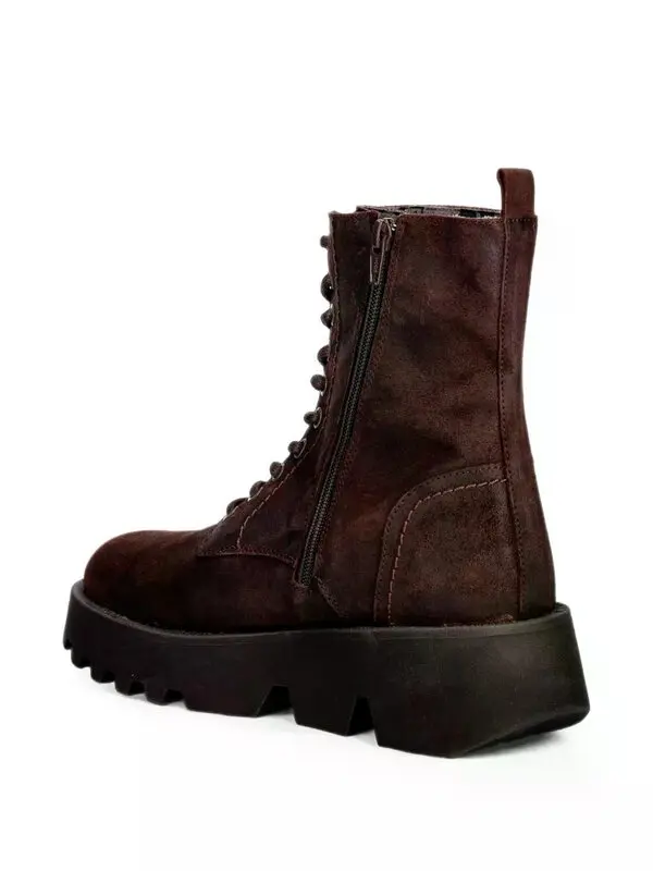 Fly London Lace-up Platform Boots