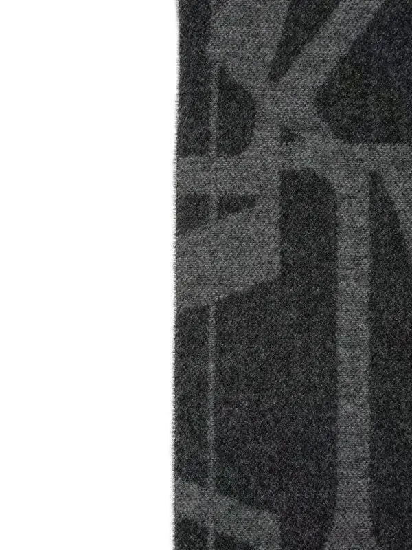 Marc O'polo Logo-intarsia Frayed Scarf