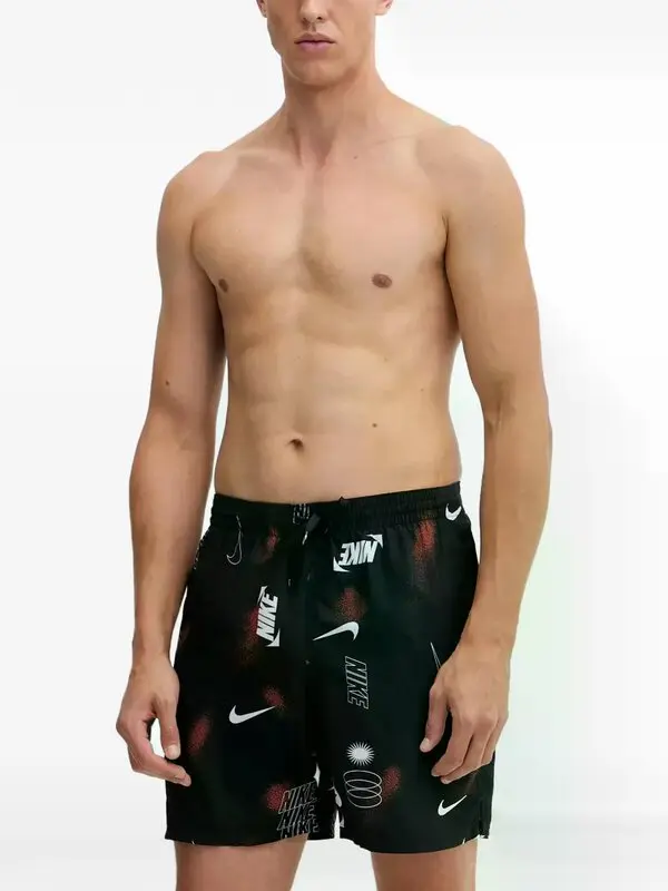 Nike Logo-print Drawstring Swim Shorts