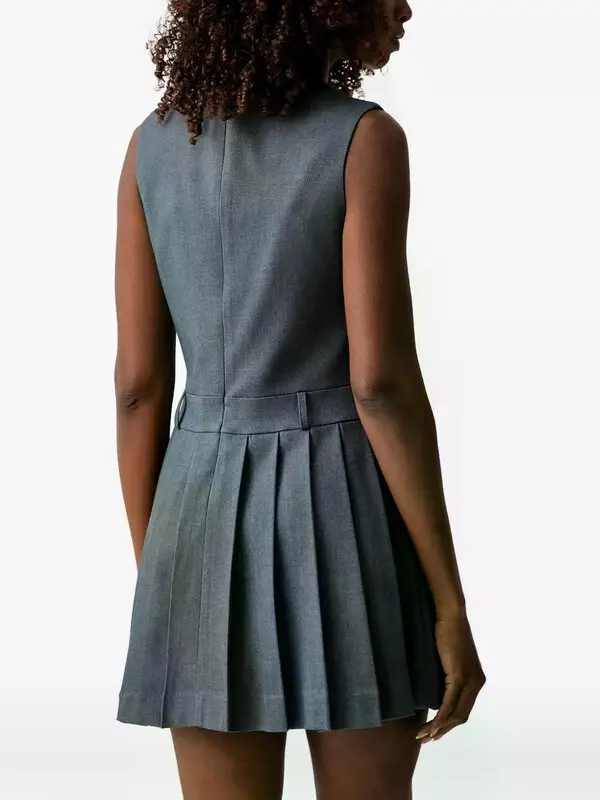 FRACOMINA Pleated Sleeveless Dress