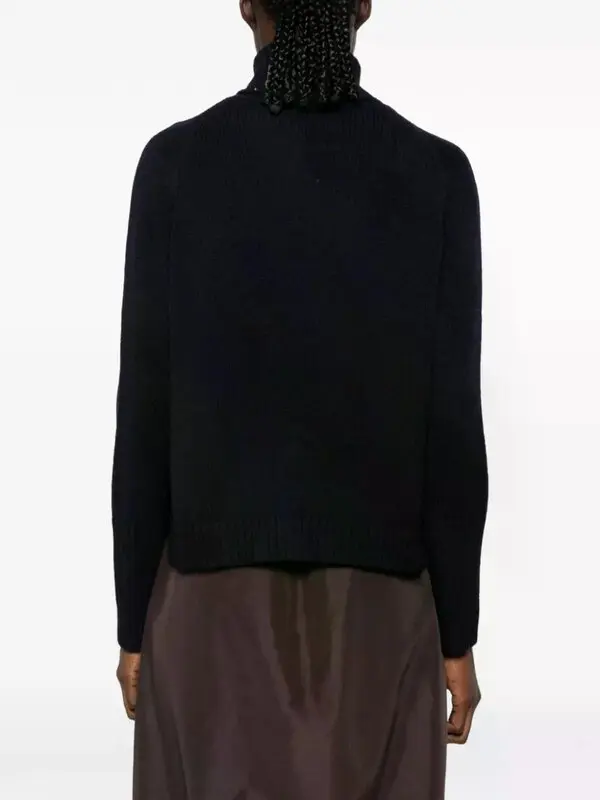 BASE MILANO Roll-neck Raglan-sleeve Sweater