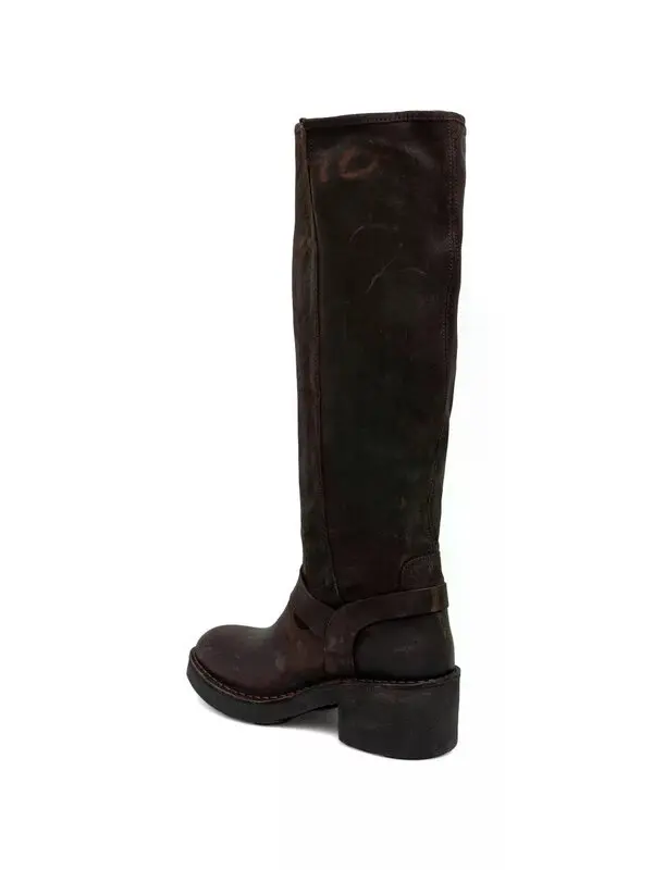 Fly London Buckle-detail Knee-high Boots