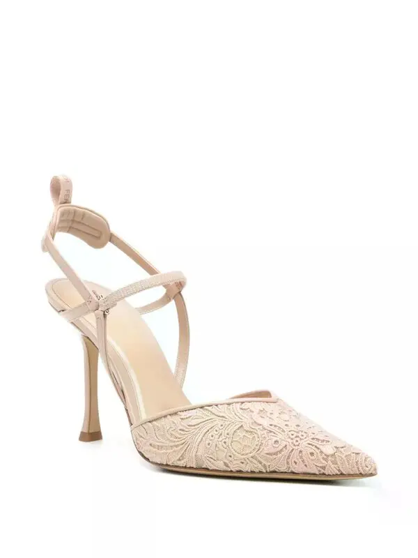 Fendi Very Colibrì Lace Pumps