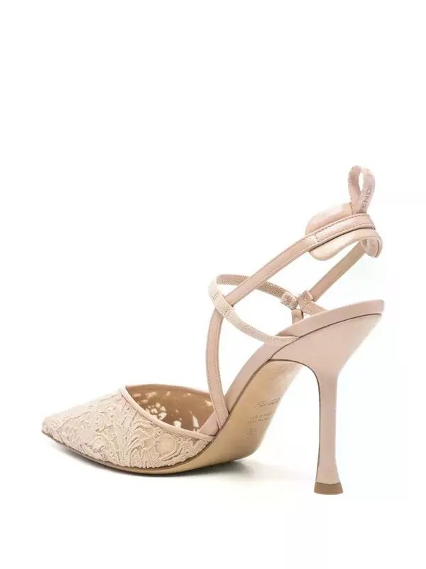 Fendi Very Colibrì Lace Pumps