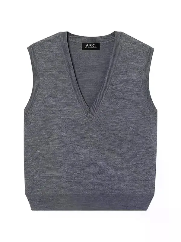 A.p.c. V-neck Knitted Vest