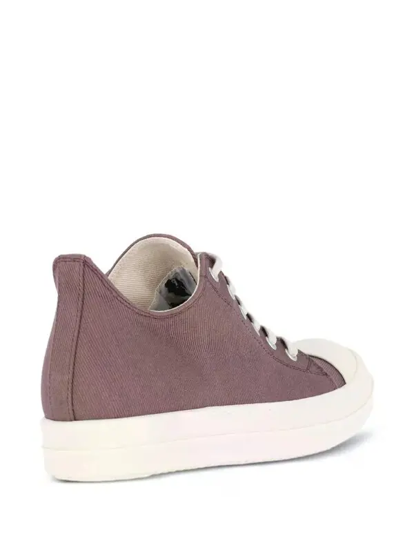 Rick Owens Low Cotton-canvas Sneakers - Purple