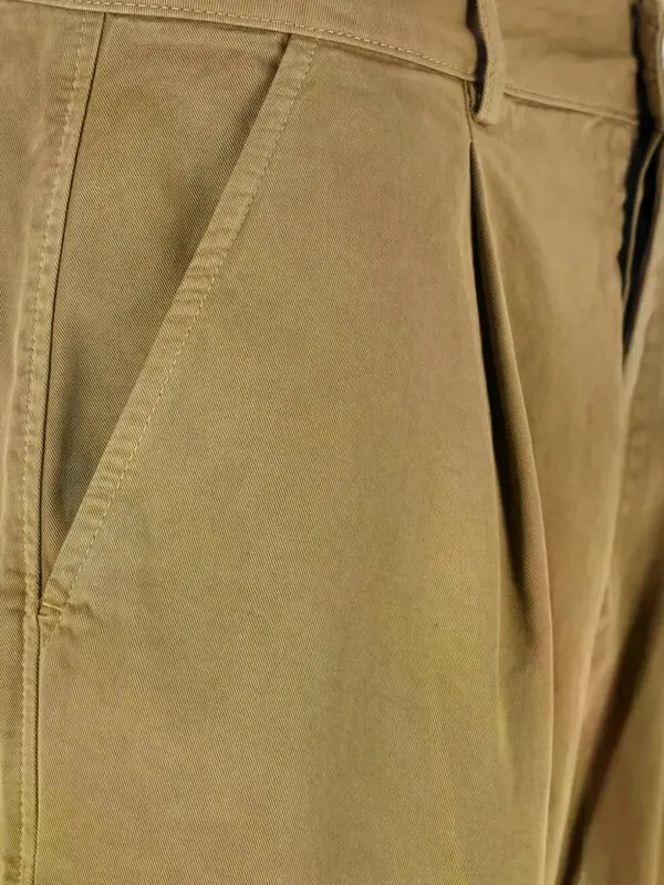 ROY ROGER'S Pleated Straight-leg Trousers