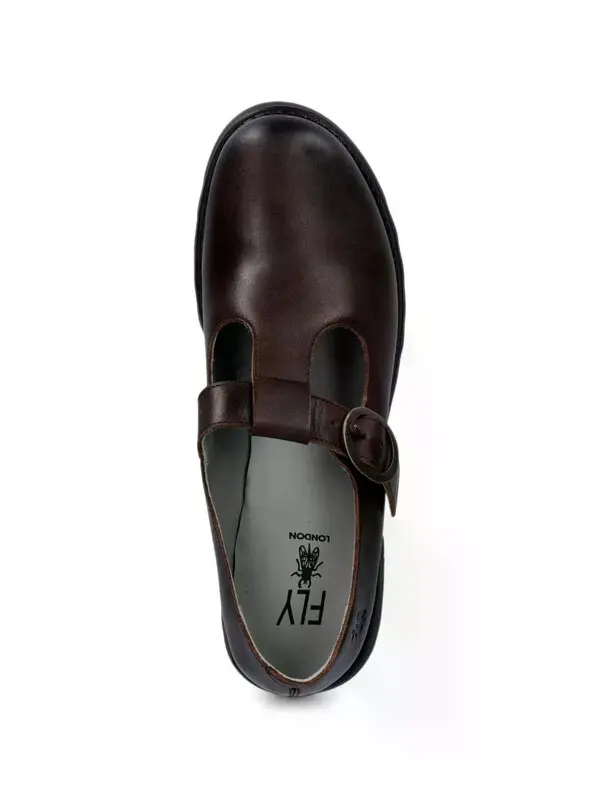 Fly London T-bar Buckle-fastening Shoes - Brown