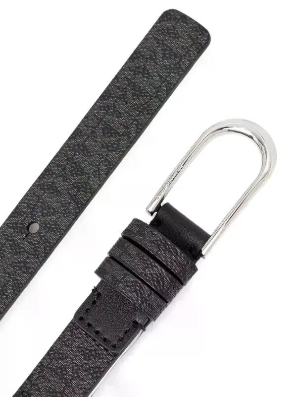 Michael Kors Monogram Buckle Belt