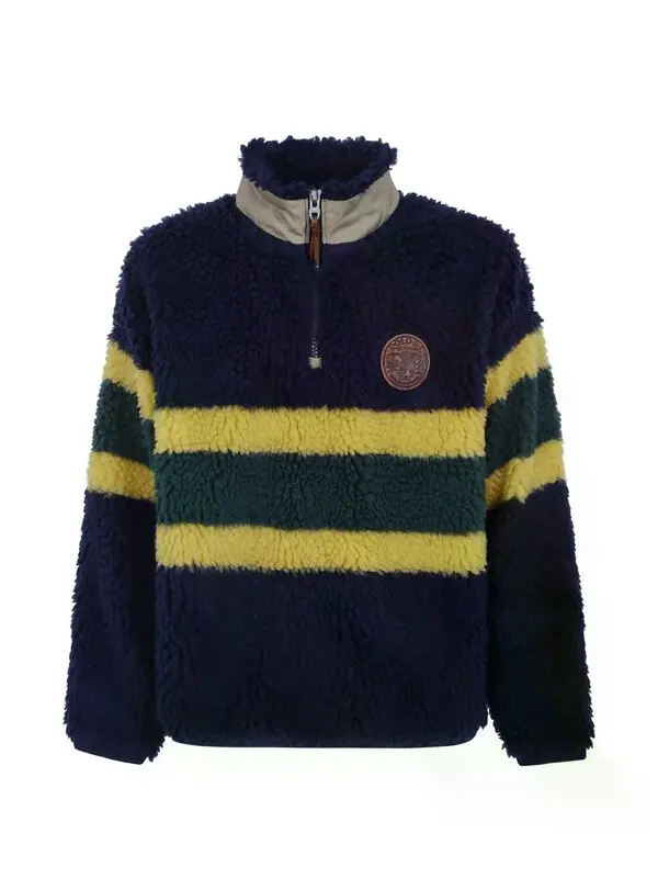 Polo Ralph Lauren Striped Pile-fleece Pullover