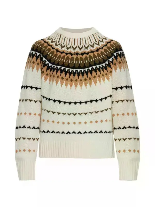 Bogner Ina Fair Isle Sweater - Neutrals