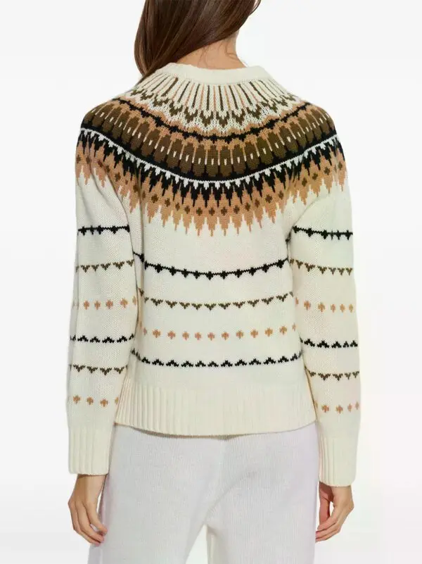 Bogner Ina Fair Isle Sweater - Neutrals