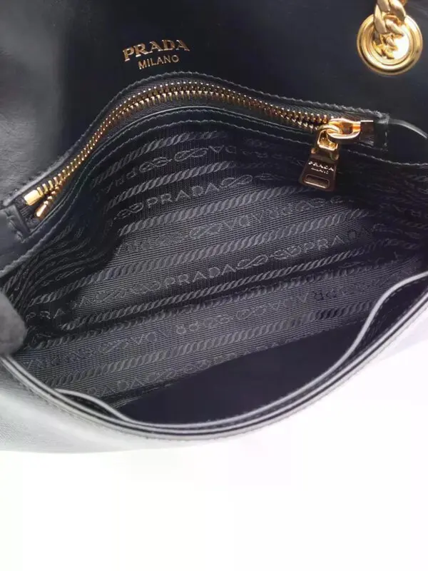 Prada 2010-2026 Saffiano Chain Crossbody Bag