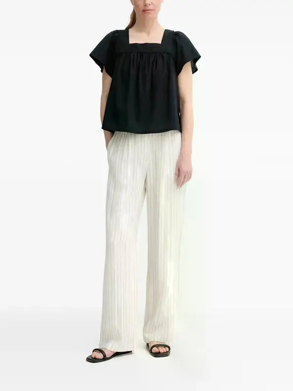 LEVI'S Embroidered Square-neck Blouse