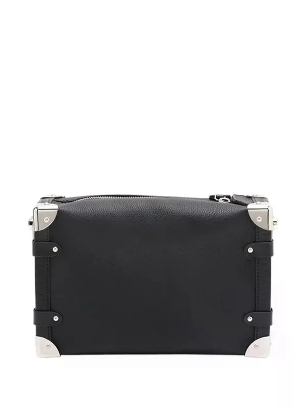 LOUIS VUITTON 2021-2026 Grained Calfskin Side Trunk Mm Satchel - Black