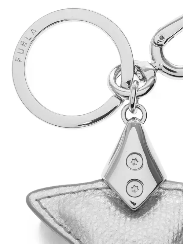 Furla Star Leather Keychain