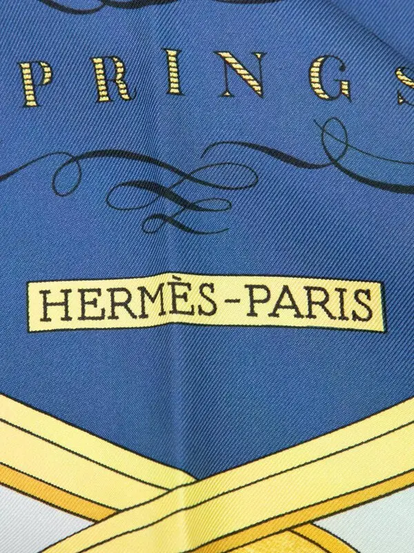 Hermès 2000-2020 Springs Silk Scarf 90 Scarves