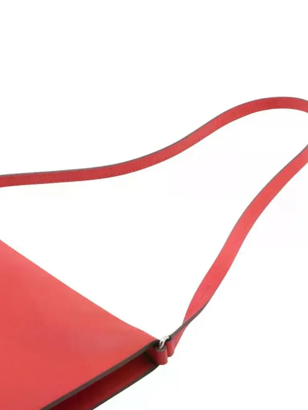 Hermès 2025 Evercolor Zipengo Chaine D'ancre To Go Pouch Shoulder Bag - Red
