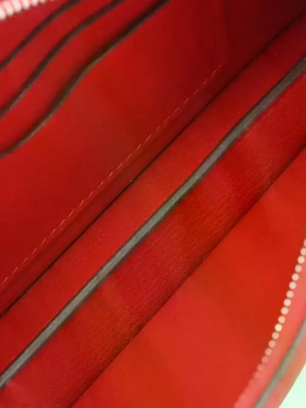 Hermès 2025 Evercolor Zipengo Chaine D'ancre To Go Pouch Shoulder Bag - Red