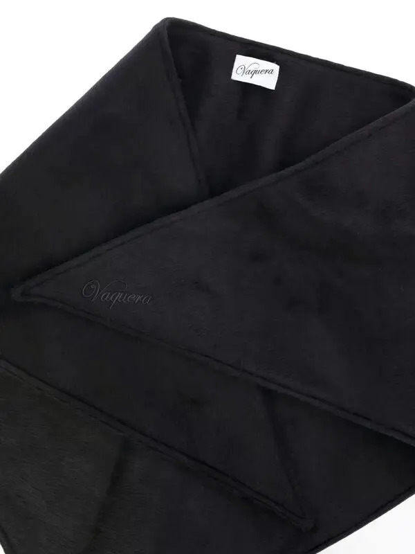 Vaquera Logo-embroidered Triangular Scarf