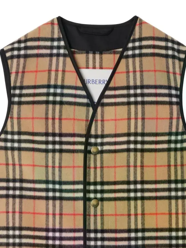Burberry Check Wool Cashmere Warmer