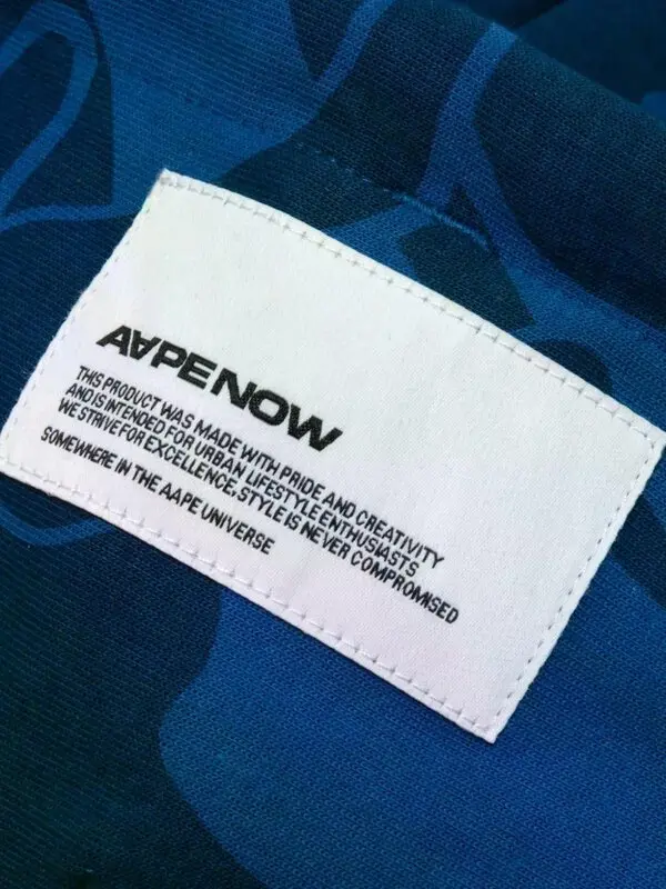 AAPE BY *A BATHING APE Camouflage-print Zip-up Hoodie