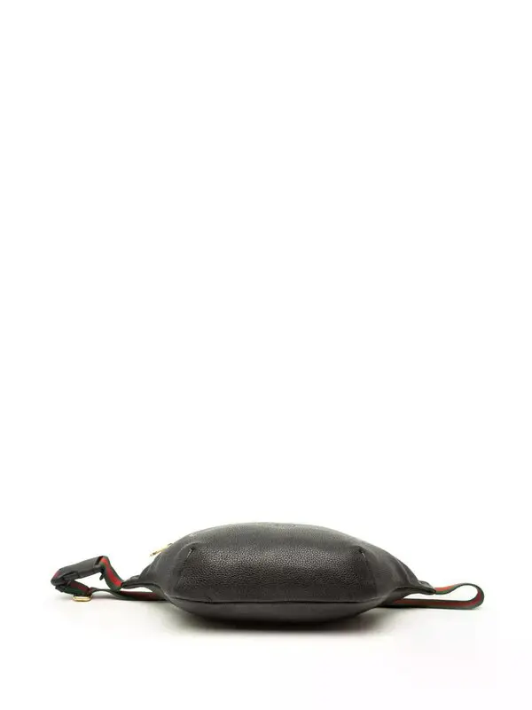 Gucci 2000-2015 Calfskin Logo Web Belt Bag