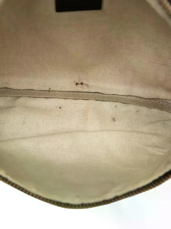 Gucci 2000-2015 Calfskin Logo Web Belt Bag