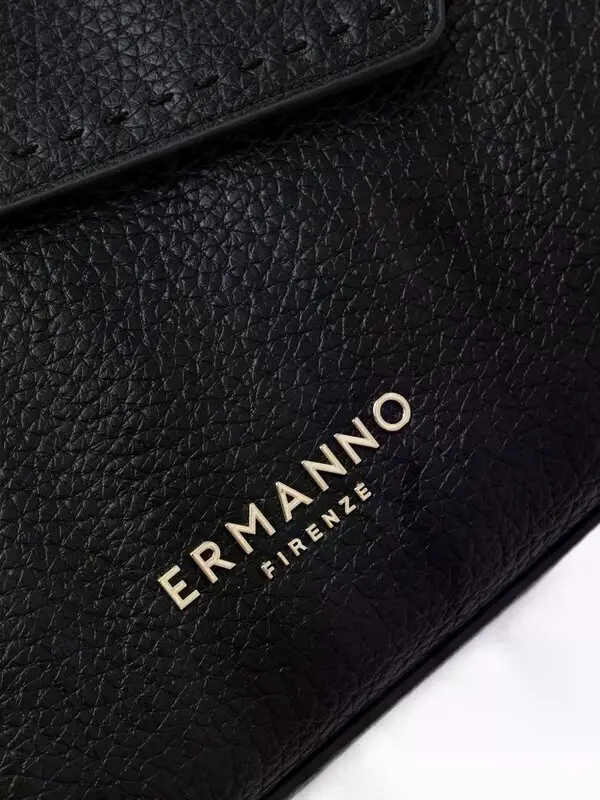 ERMANNO FIRENZE Braided-handle Two-way Tote Bag - Black