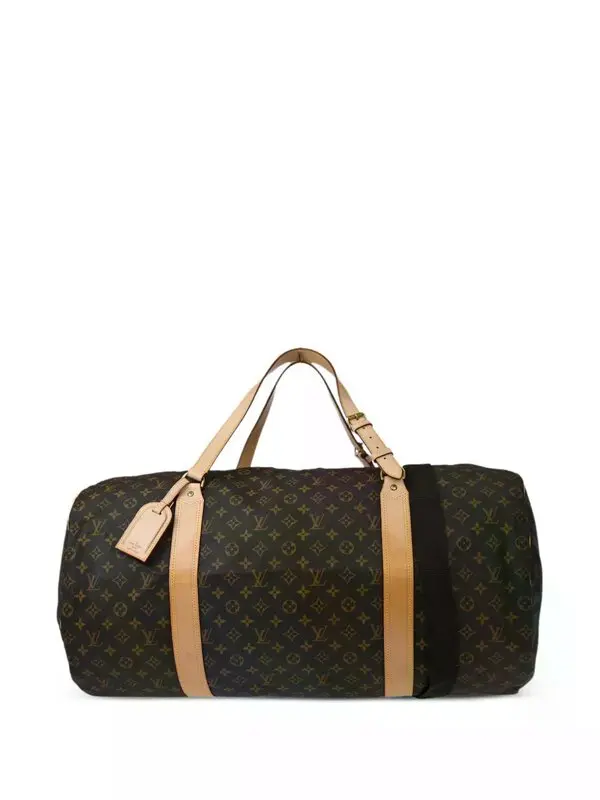 LOUIS VUITTON 2000 Monogram Sac Polochon Duffle Bag - Brown