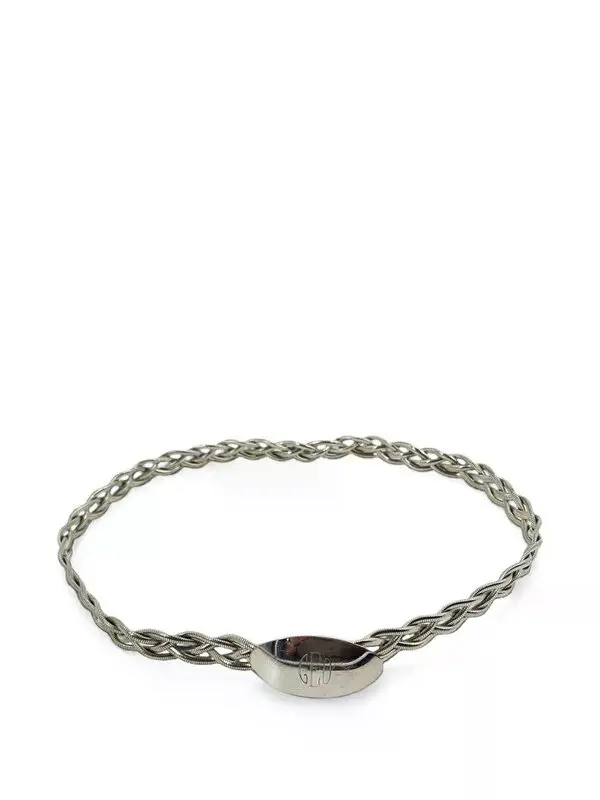 MADISON Braided Stretch Belt - Silver