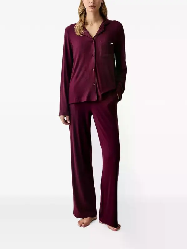 Dkny Ribbed-knit Pyjamas