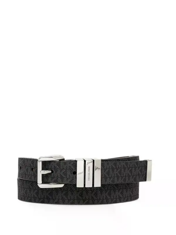 Michael Kors Signature Logo Belt - Black