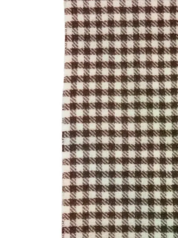 Marc O'polo Houndstooth Fringed Scarf