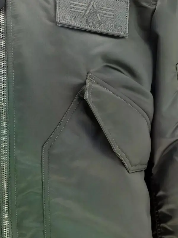 Alpha Industries Logo-patch Bomber Jacket