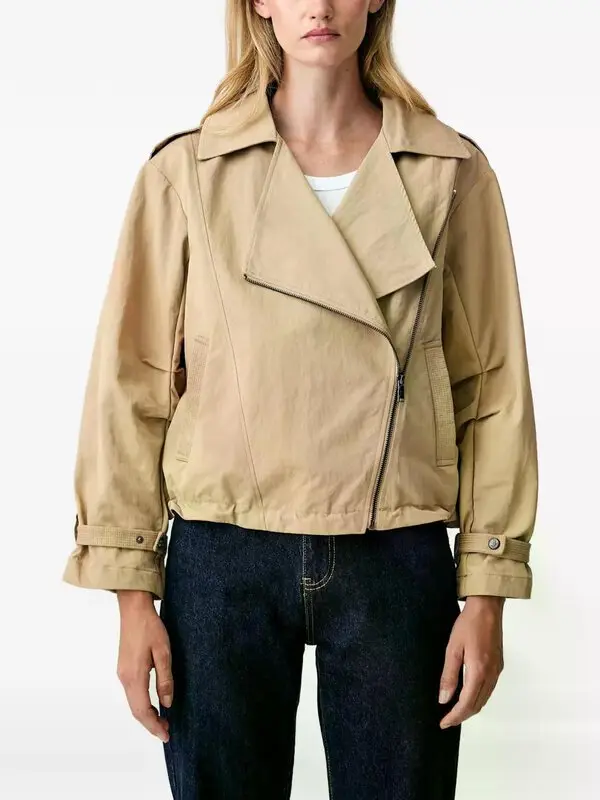 Dkny Off-centre Zip-fastening Jacket