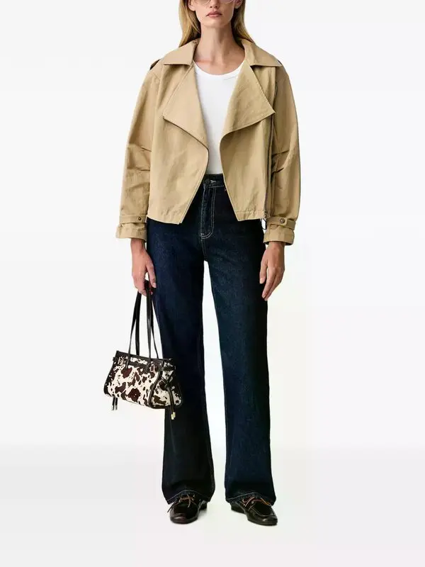 Dkny Off-centre Zip-fastening Jacket
